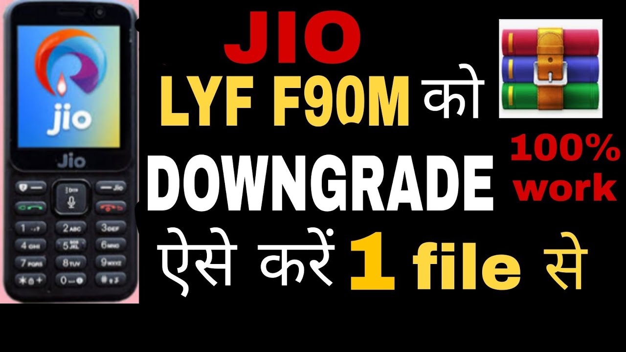 How to daowngrde jio phone F90M ऐसे करें और omini sd install करे।।how ...