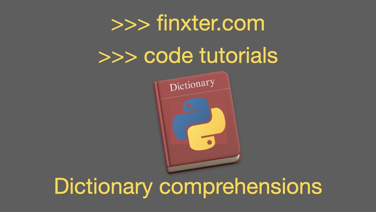Dictionary Comprehension In Python YouTube Dictionary Comprehension In Python YouTube