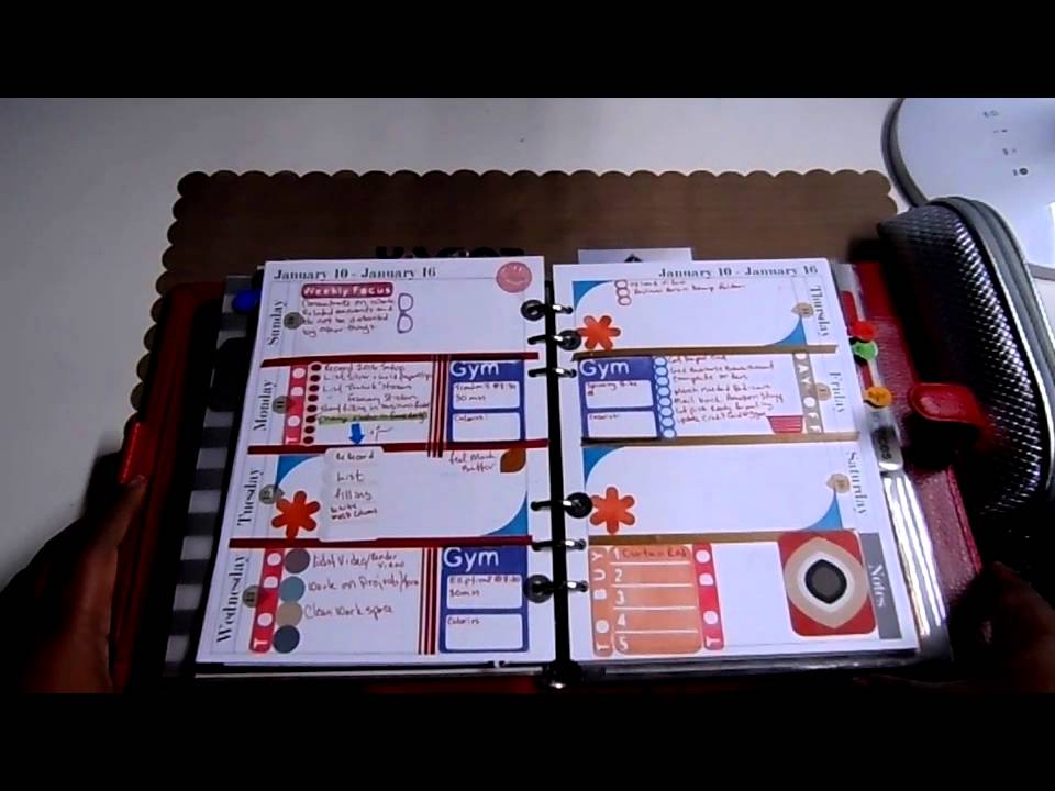 2016 A5 Filofax Finsbury Planner Setup - YouTube