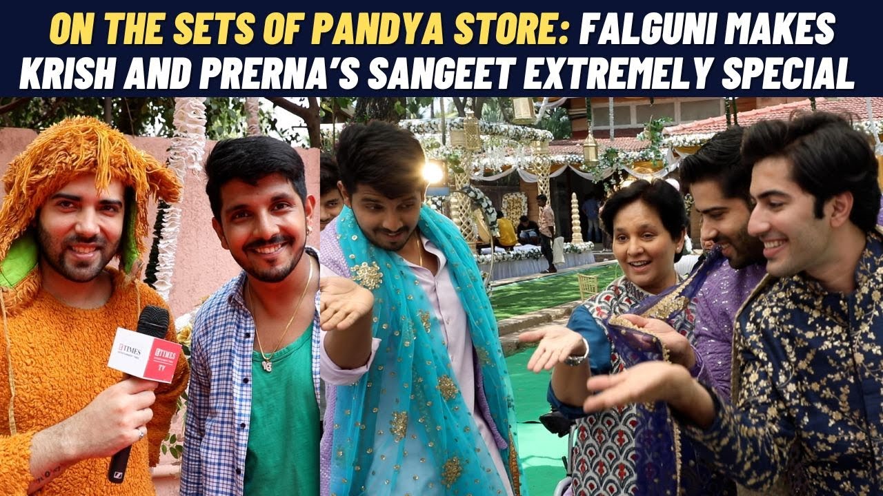 Pandya Store on location: Falguni Pathak graces Krish and Prerna’s ...