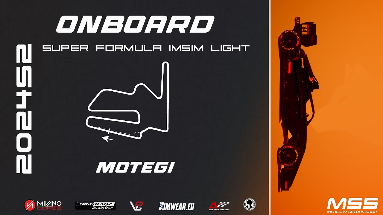 iRacing Wet Onboard – Super Formula Light on Motegi – [MSS] 24S2 - YouTube