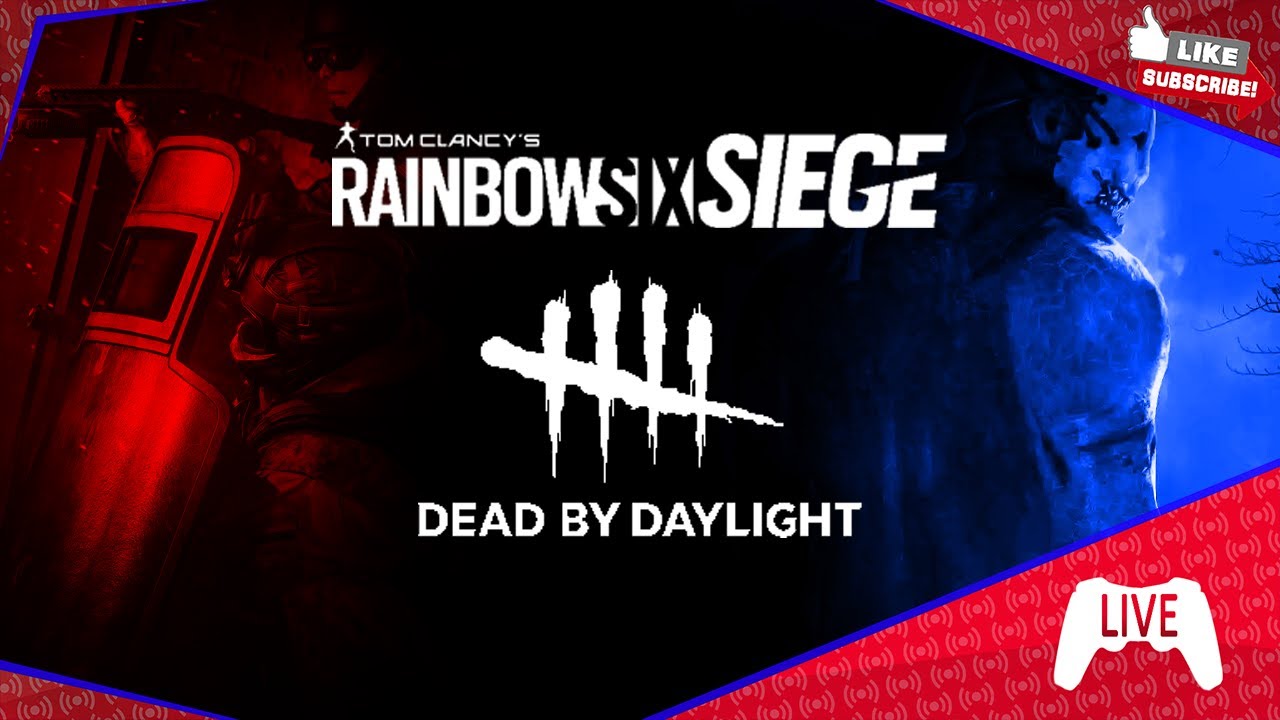 Rainbow six siege & Dead by daylight fun time! | ROAD TO 3K - YouTube