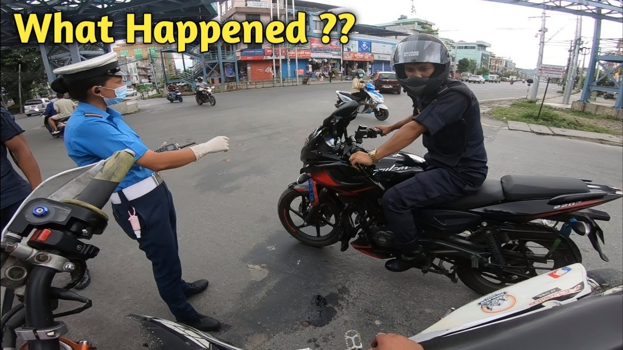 Crashed Cx250se In Front of Nepal Police || Angry Police || - YouTube