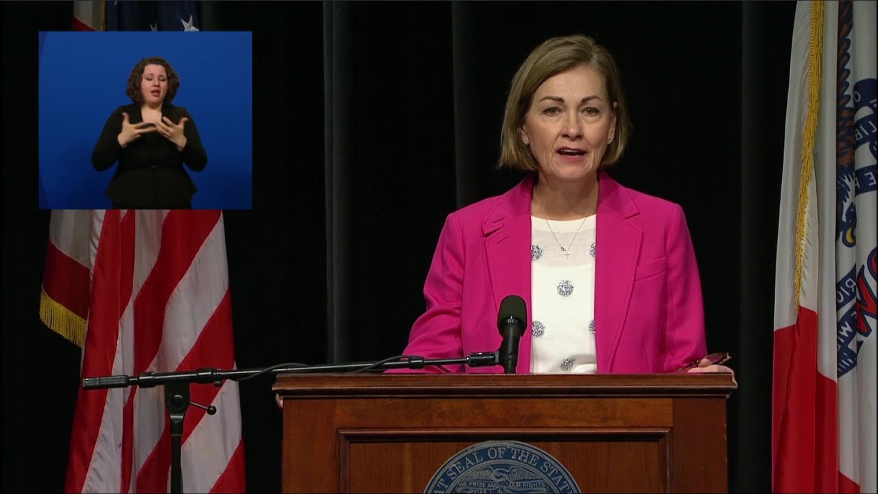 Iowa Gov. Kim Reynolds Press Conference | December 16, 2020, 11 a.m ...
