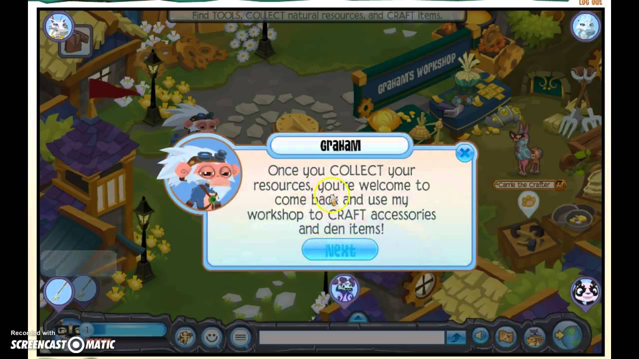 Animal Jam Updates: Graham's Workshop! - YouTube