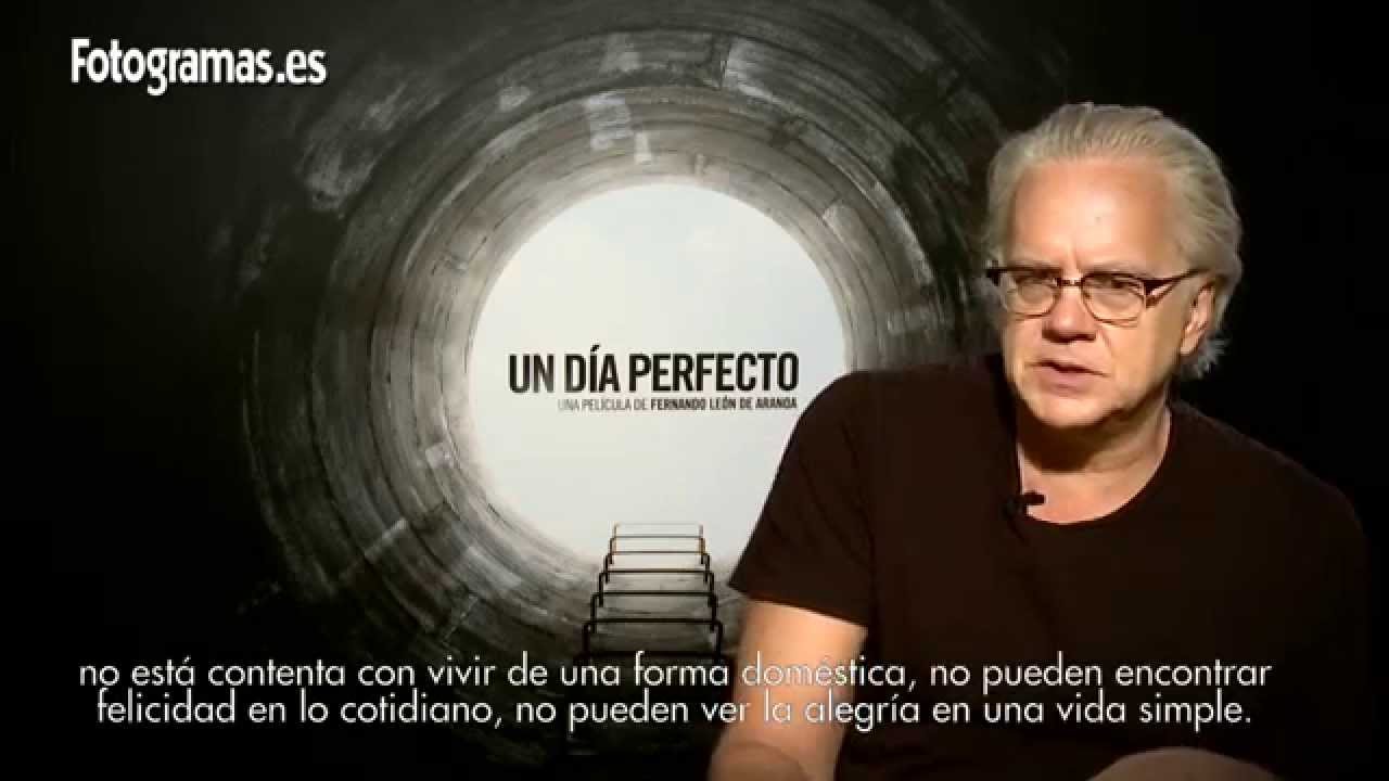 'Un día perfecto': Entrevista a Tim Robbins | Fotogramas - YouTube