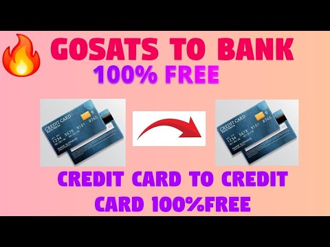 GoSats Card to Bank FREE 💥 | Credit Card to Credit Card Bill Payment (3 ...