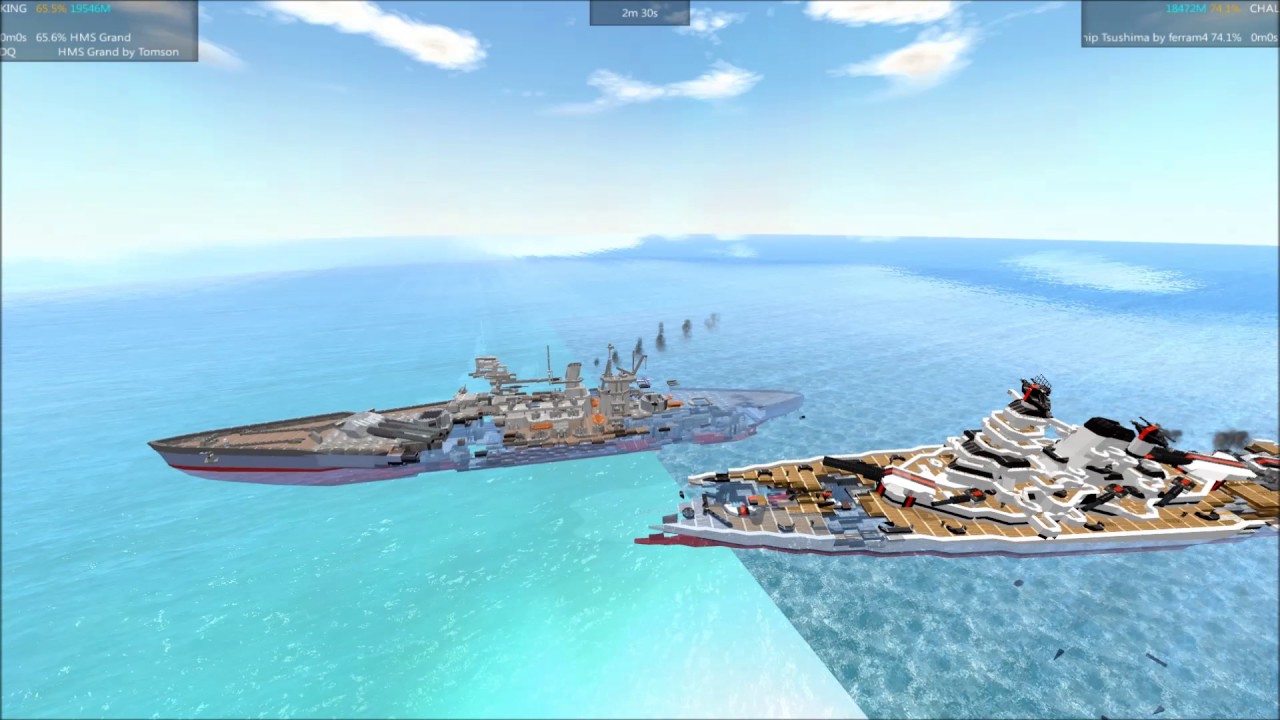 From The Depths Tournament Battleship Brawl S3E15 Battleship Tsushima ...