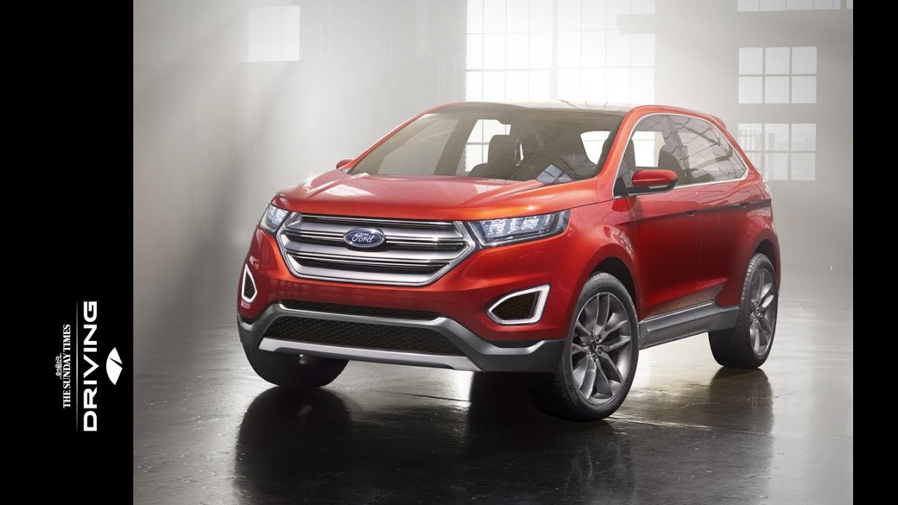 Ford unveils new Edge Concept, a large SUV heading to Europe - YouTube