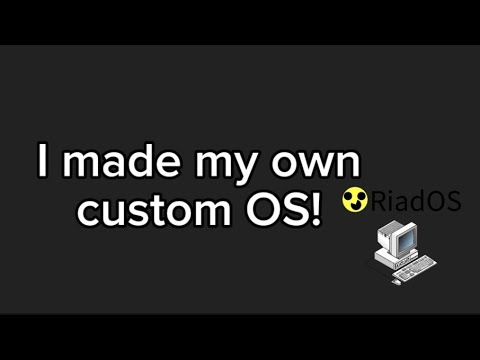I made my own custom operating system! - YouTube