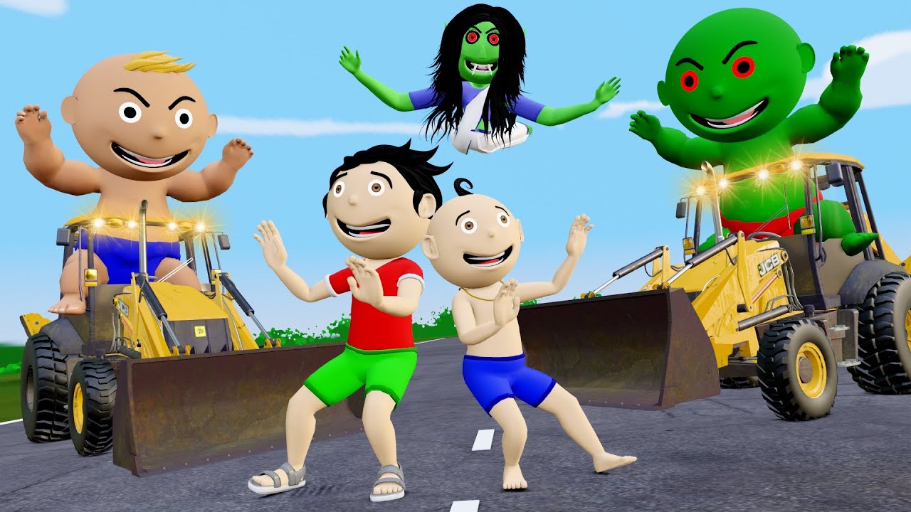 Pagal Bittu Sittu Aur Chirkut Wala Cartoon | Jcb Tractor Cartoon ...