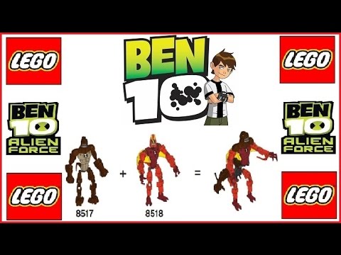 Лего Бен Тен Гумангозавр + Лучистый LEGO Ben 10 Alien Force Combi ...