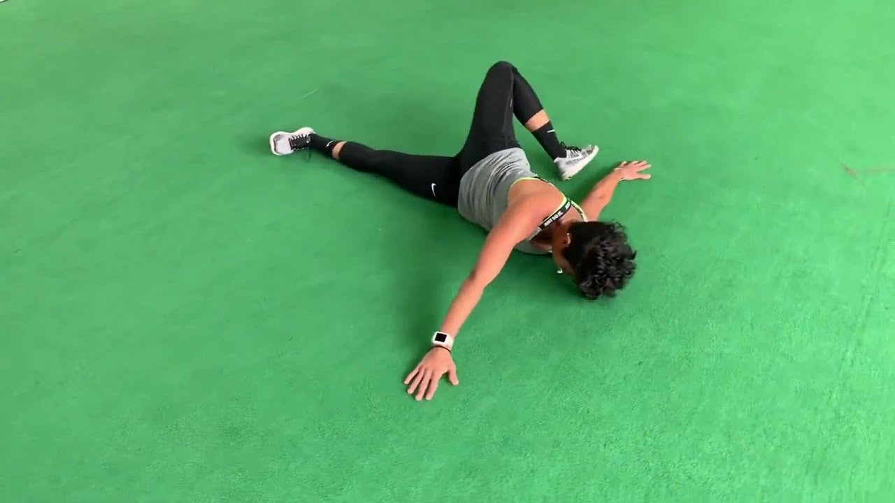 Ground Mobility Leg Cross Over (on back and on stomach) - YouTube