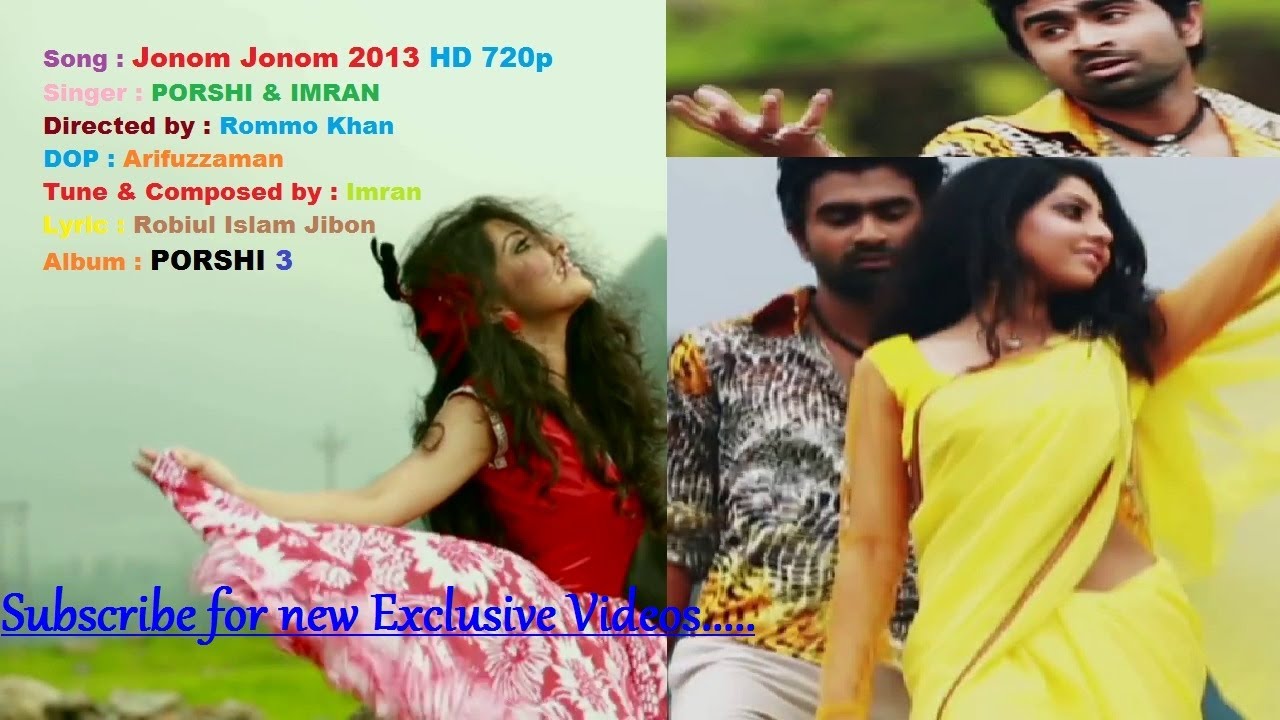 Jonom Jonom Porshi ft Imran Official 2013 - [Bangla Music HD 720p ...