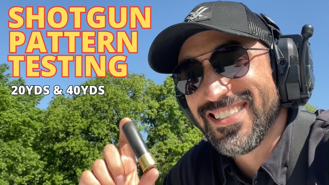 Shotgun Pattern Testing at 20yds & 40yds - YouTube