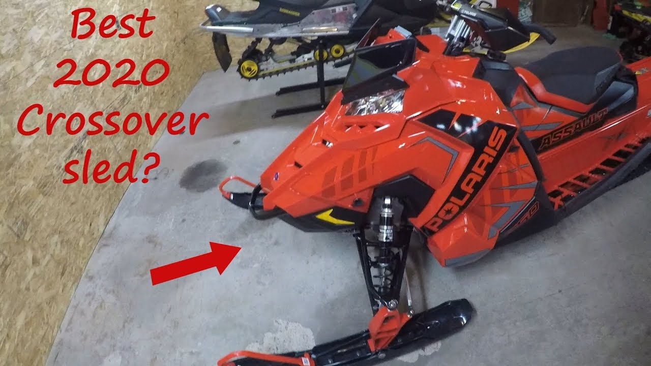Polaris 2020 switchback assault 850 walk around/ first look - YouTube