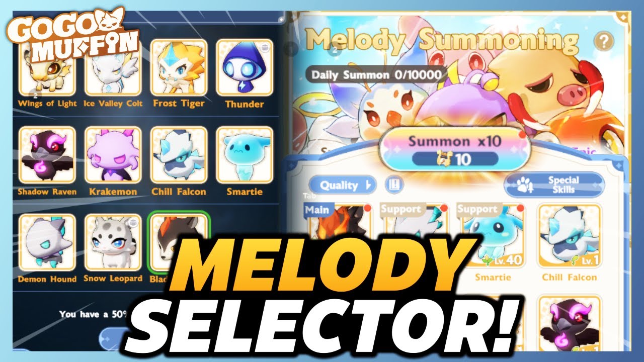 Massive Events Underway! Melody Selector! [GoGoMuffin] - YouTube