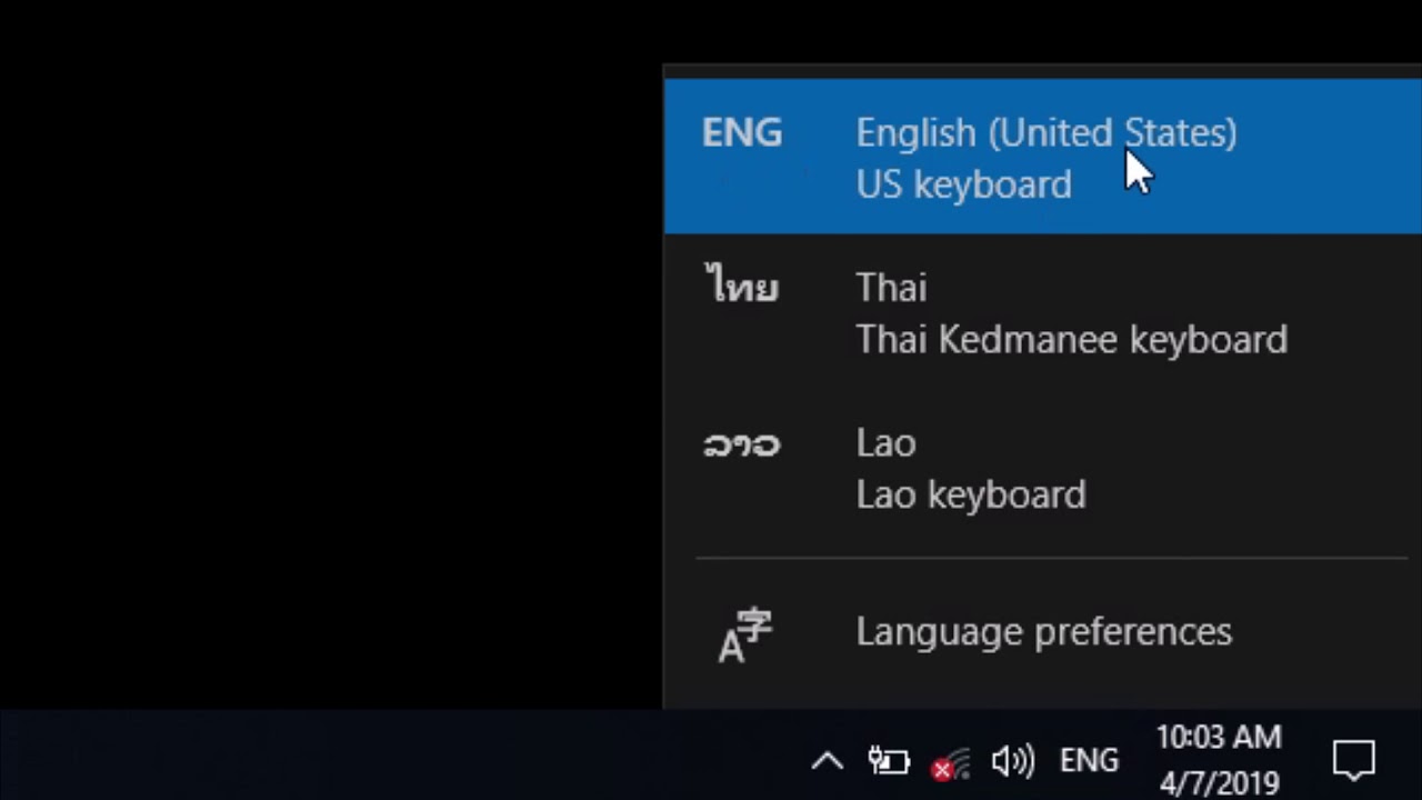 ເພີ່ມພາສາລາວ ລົງໃນ Windows ດ້ວຍບໍ່ຕິດຕັ້ງ Lao script - YouTube