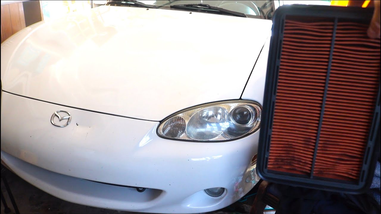How-to: Replace Mazda Miata Engine Air Filter (EASY!) - YouTube