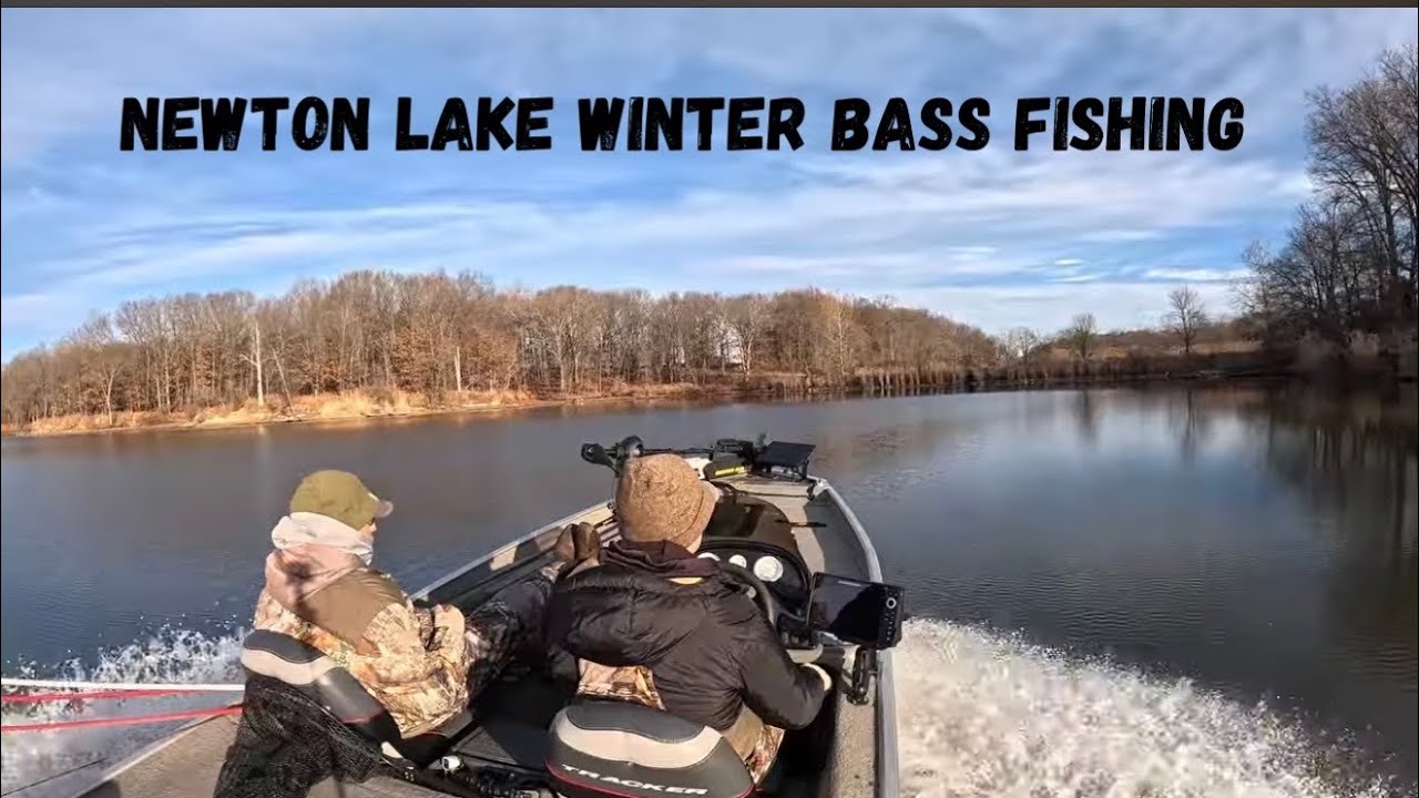 Illinois Winter Bass Fishing Newton Powerplant Lake - YouTube