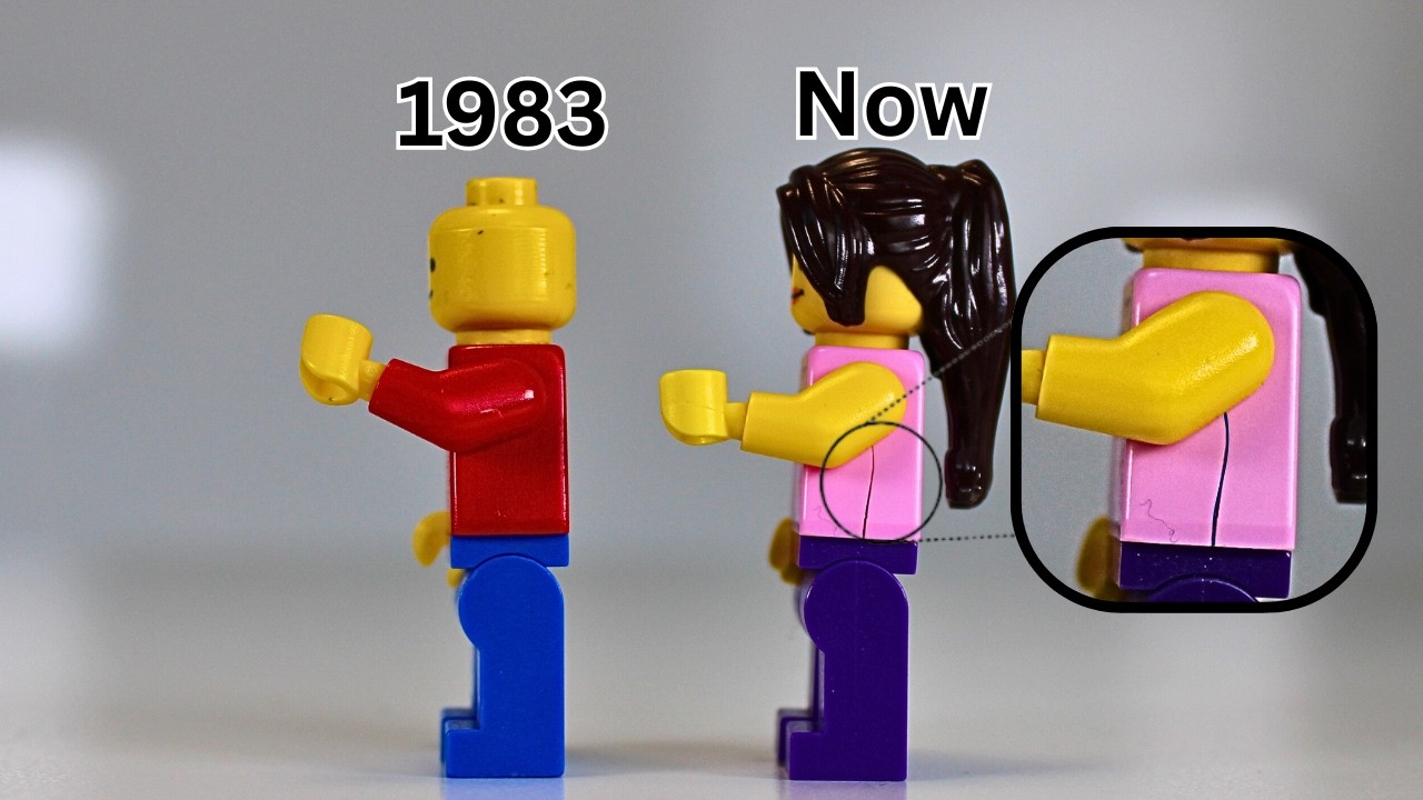 The Reason why NEW Lego Minifigure Torsos Crack - YouTube