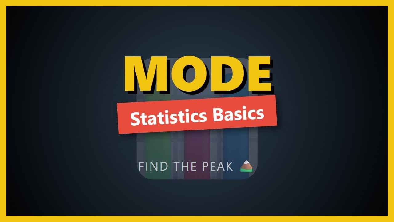 What is Mode in Statistics? (Mean, Median, Mode Explained) - YouTube