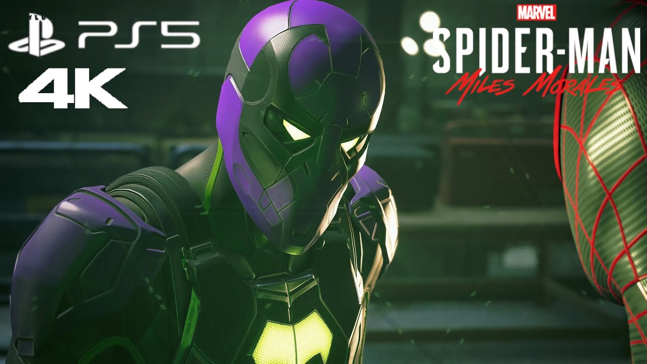 Spider-Man: Miles Morales - Prowler Boss Fight 4K PS5 - YouTube