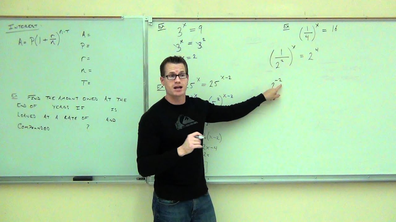 Intermediate Algebra Lecture 12.3 Part 4 - YouTube