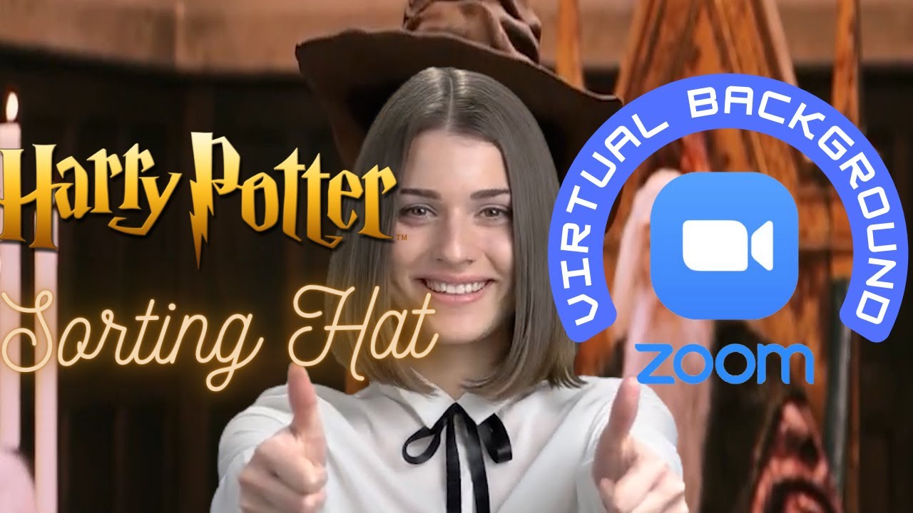 Harry Potter Sorting Hat Zoom Virtual Background - YouTube