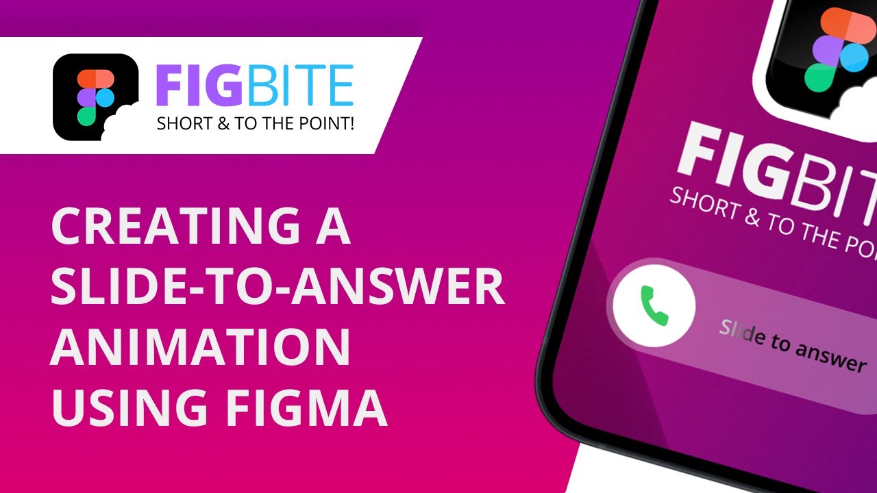 FIGBITE | Creating a Slide-to-Answer Animation using Figma - YouTube