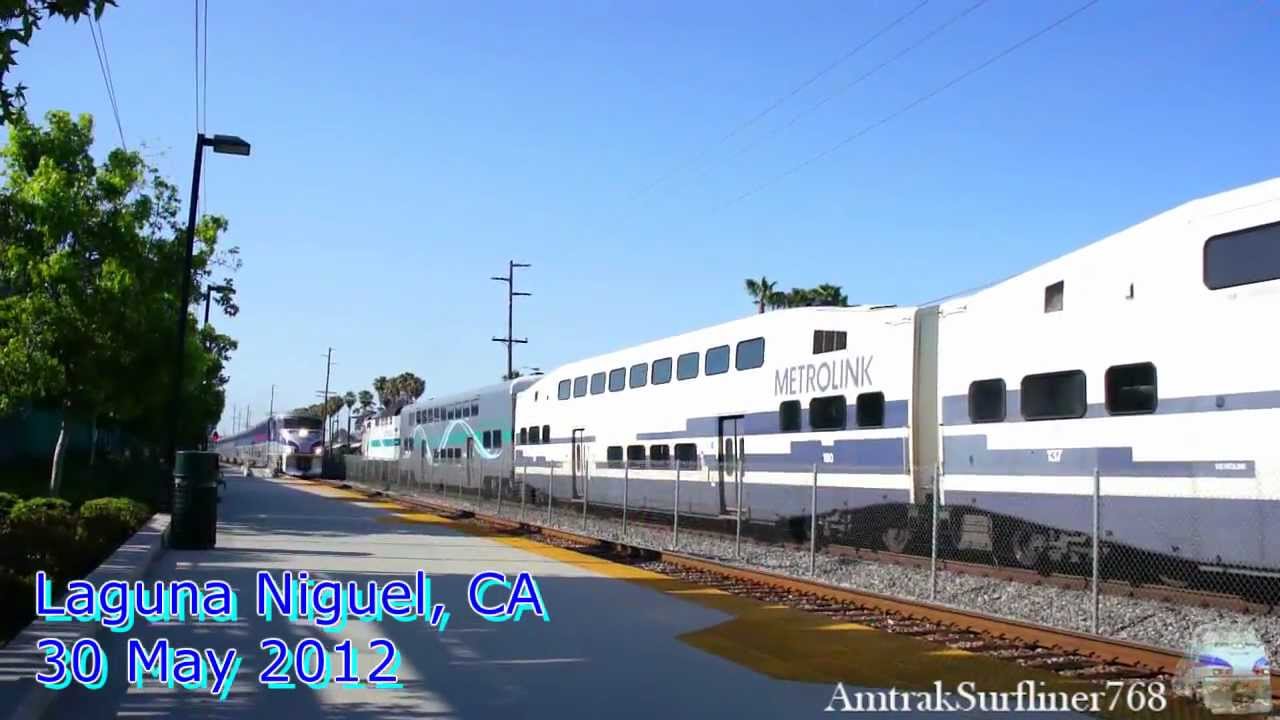 Amtrak Surfliner 582 with two Superliners - YouTube