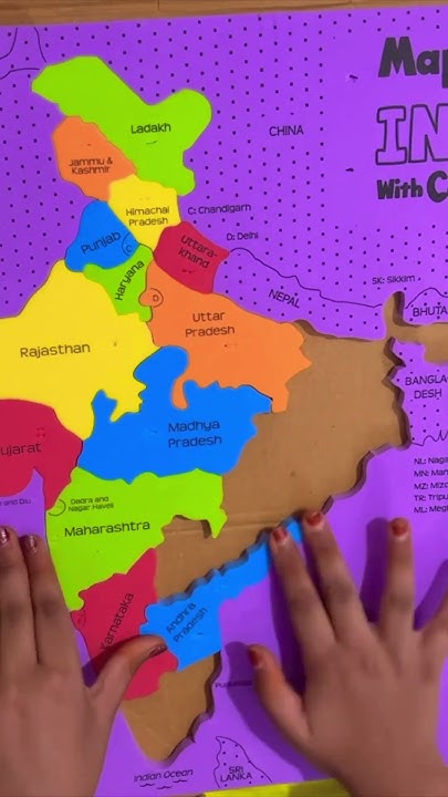 India map/ states in India/ India map activity for children’s / proud ...
