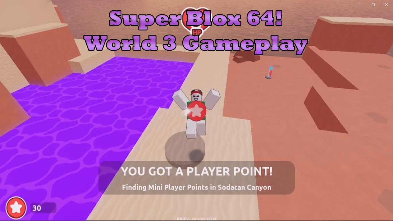Roblox Super Blox 64! World 3 Gameplay - YouTube