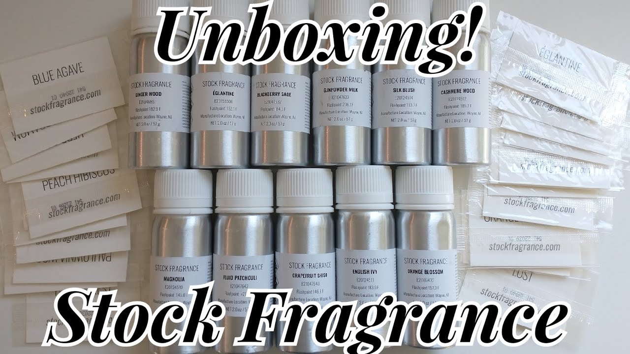Unboxing! Supply Order from Stock Fragrance - Beautiful Fragrance Oils ...