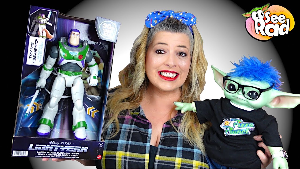 Disney Pixar Lightyear LASER BLADE BUZZ 12" Action Figure With 30 ...