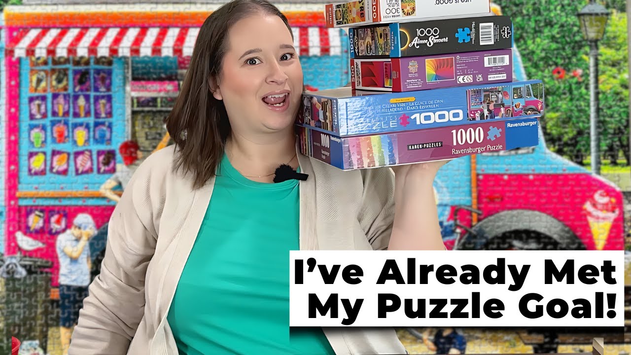 Puzzles I Did in June & Mid Year Goal Check In // Favorite Artists, New ...