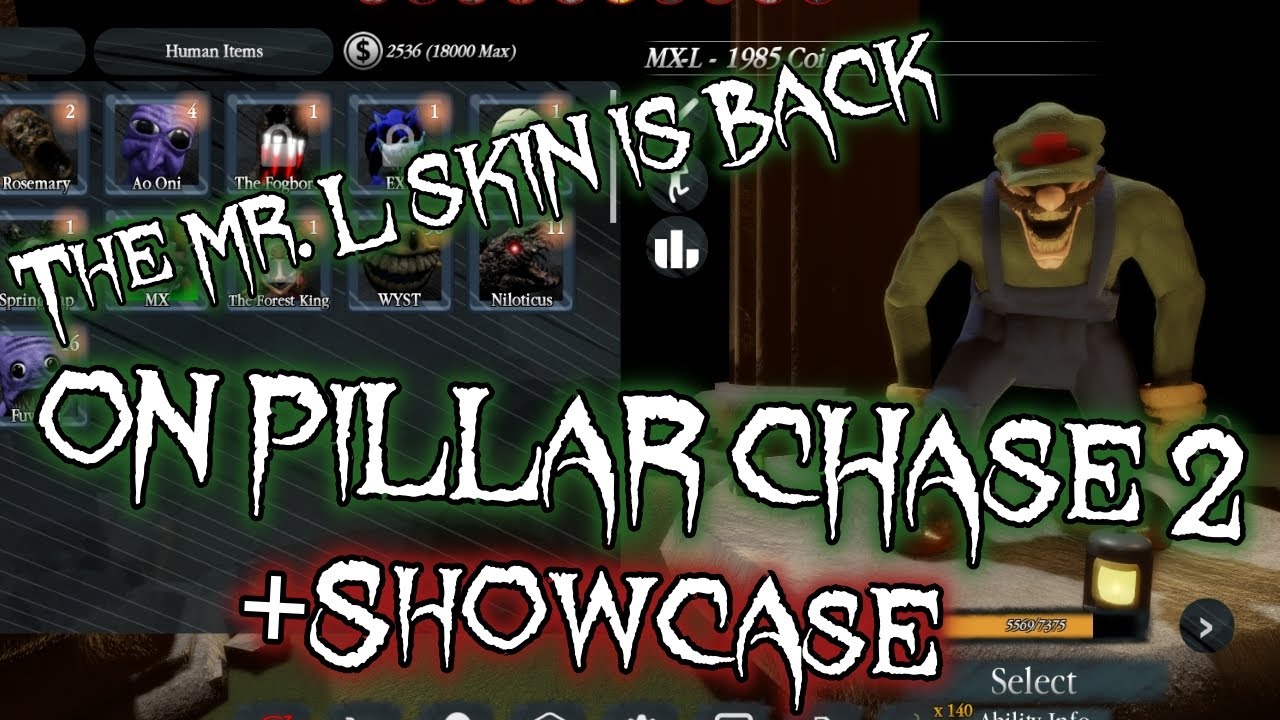 Mr.L MX SKIN is BACK on Pillar Chase 2 + Showcase! - YouTube
