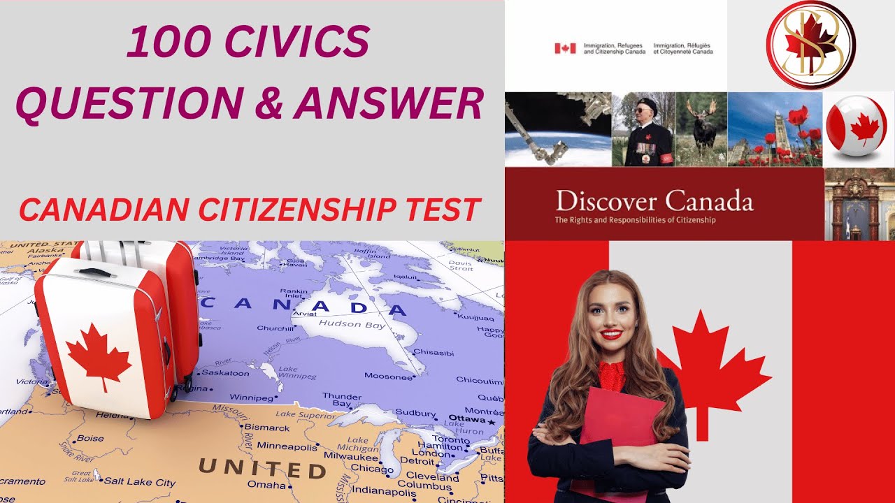 Canadian Citizenship Test 2024 || 100 Civics Questions and Answers ...