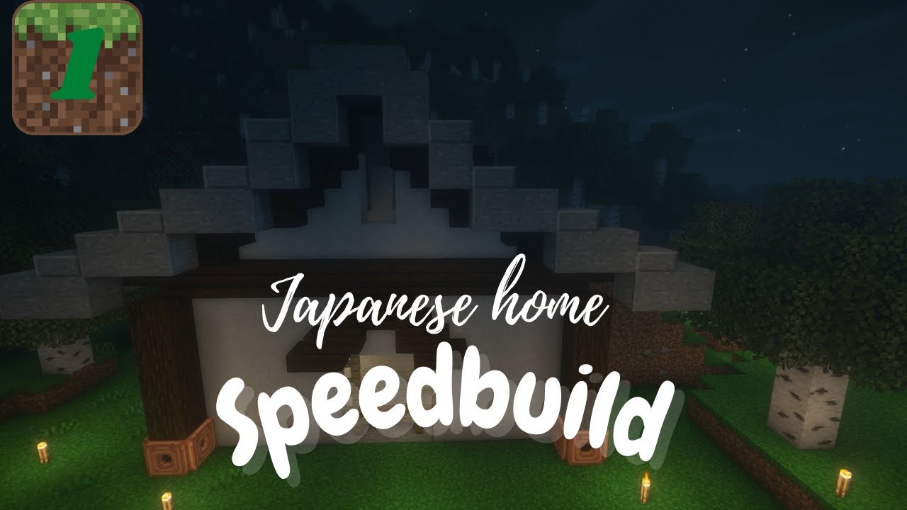 Japanese house minecraft speedbuild - YouTube