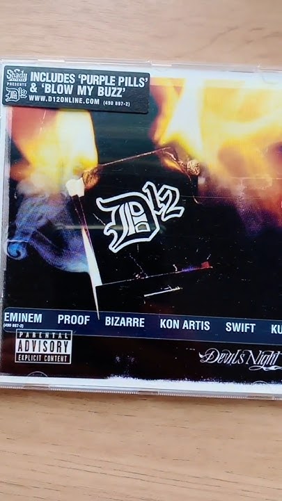 Unboxing albumu D12 "Devils Night" #eminem #d12 #devilsnight #rap #hiphop #artist #slimshady ...