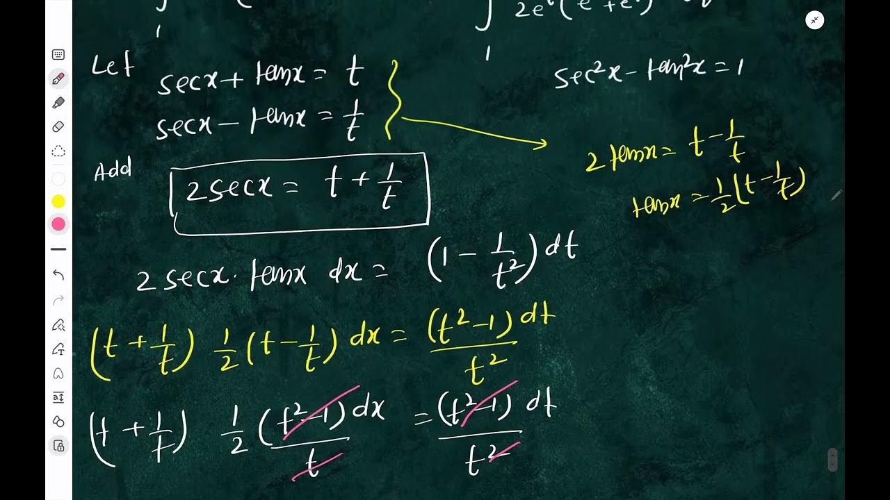 Integration using trigonometric substitution - YouTube