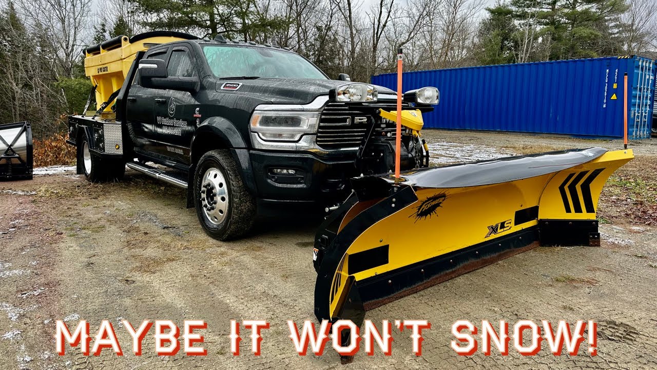 Setting Up The New Ram 4500 Cummins For Plow Season! - YouTube