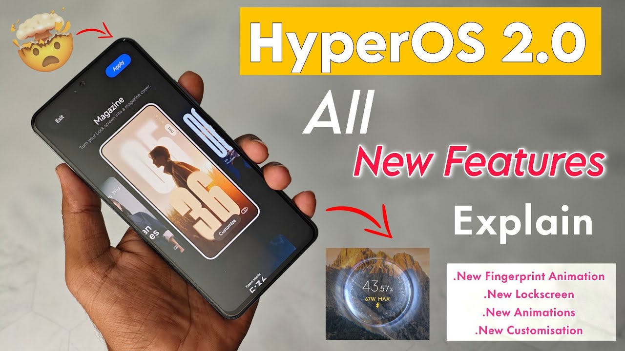MIND-BLOWING HyperOS 2.0 ! - Explain All New Changes & Features ...