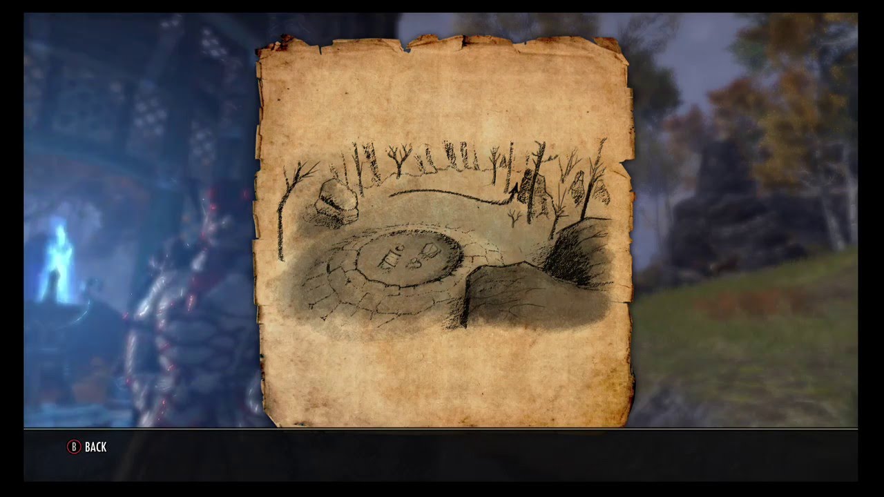 The Elder Scrolls Online: The Rift Treasure Map 6 Location - YouTube