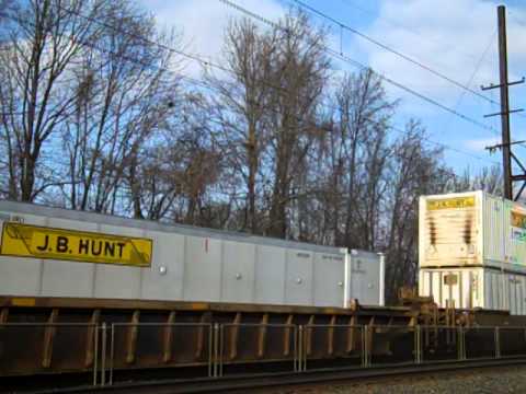 "NS DETOUR TRAIN" B100/24K TRENTON SUB MP30.7 YARDLEY PA - YouTube