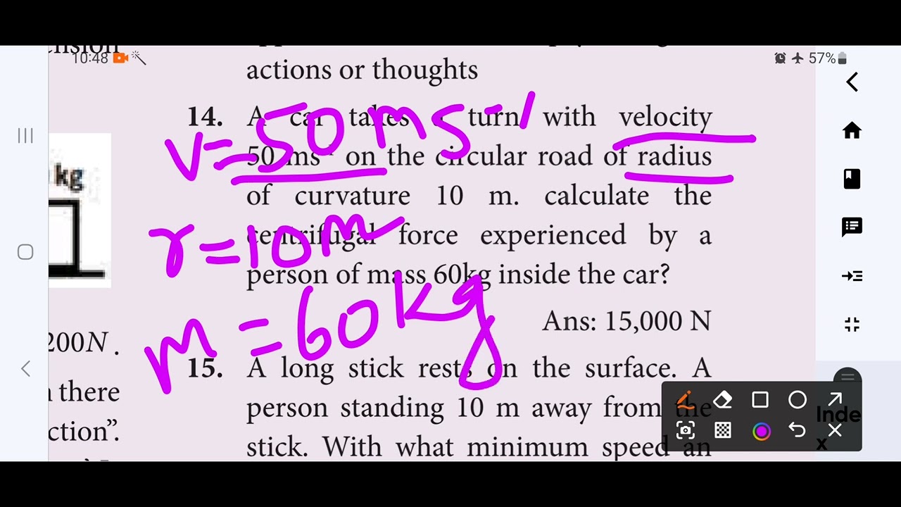 11th physics/lesson 3/ Numerical problem 14/solution/ english medium - YouTube