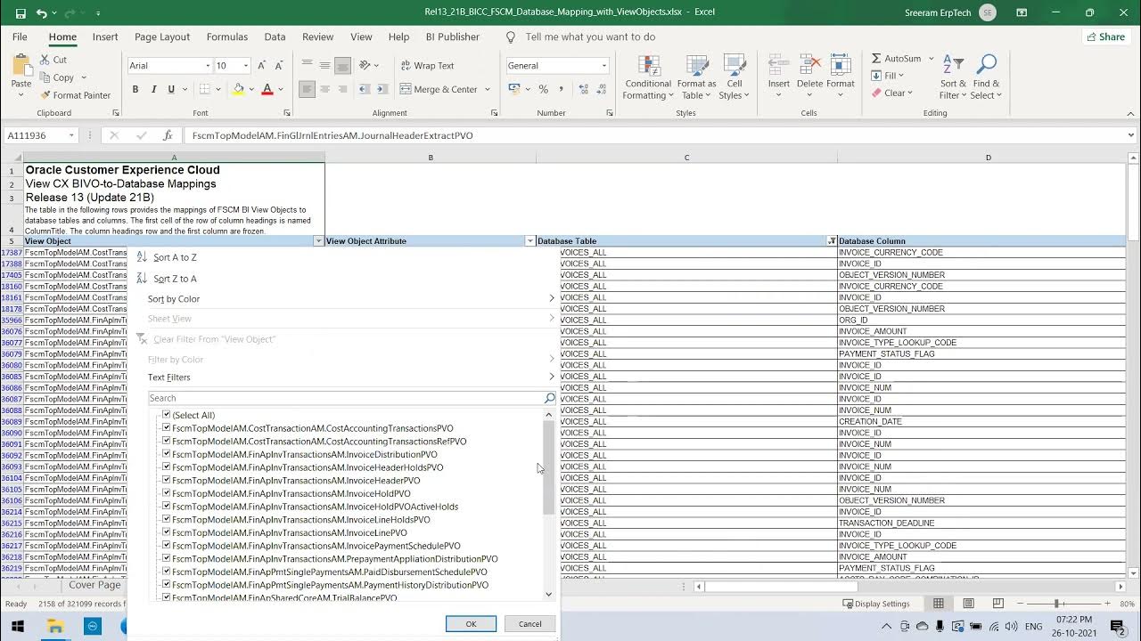 Oracle Cloud ERP - BICC - Business Intelligence Cloud Connector Overview - YouTube