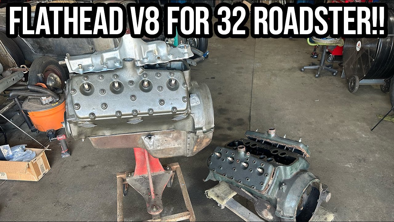 Freshly Rebuild Early Flathead For The New 1932 Ford Roadster - YouTube