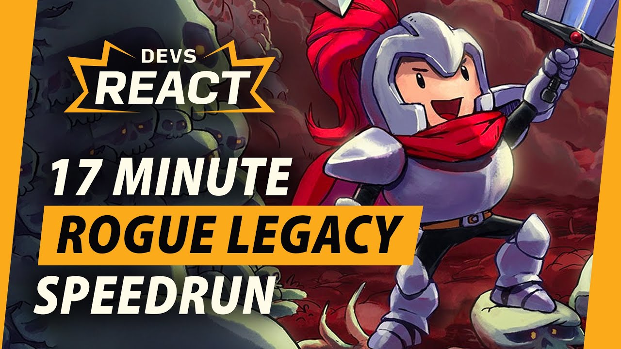Rogue Legacy Developers React to 17 Minute Speedrun - YouTube
