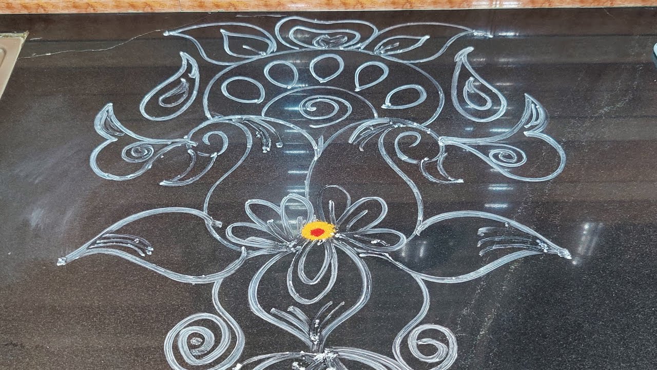 Easy Rangoli | Easy Rangoli tutorial for beginners | Neelam Sanjana ...